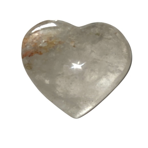 Accents | Quartz Rock Heavy Heart Shaped Paperweight Calming Rustic ...